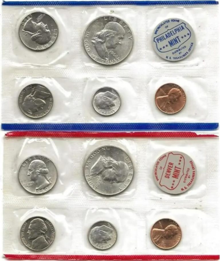 1960 Mint Set | U.S. Mint Uncirculated Coin Sets
